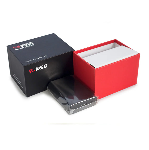 KEIS HEATED CLOTHING PORTABLE BATTERY 2600 mAh W/ CHARGER – Strath Moto
