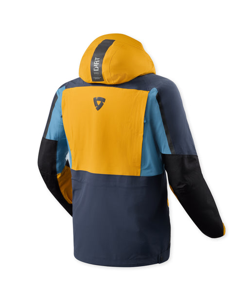 REV'IT! BLACKWATER 3 H2O JACKET - OCHER YELLOW-BLUE – Strath Moto
