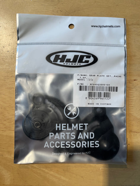 HJC V10 GEAR PLATE SET - BLACK – Strath Moto