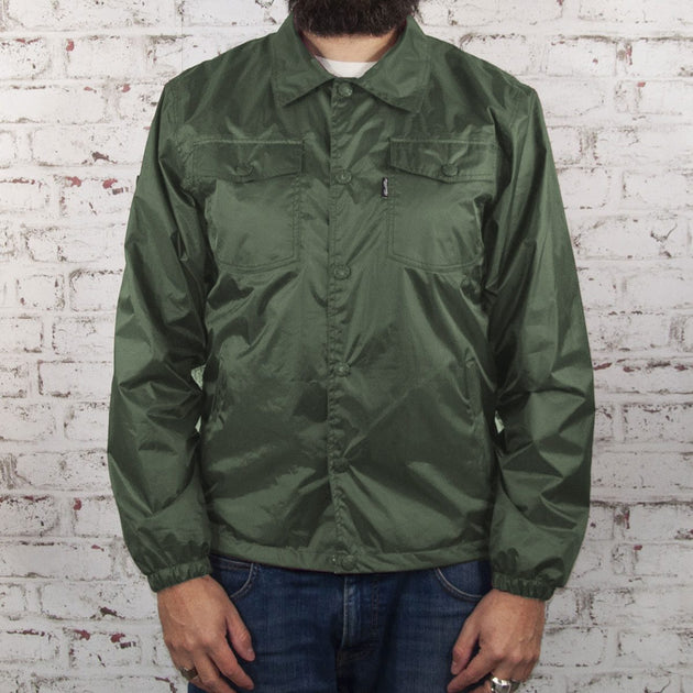 AGE OF GLORY ROADIE COACH JACKET - OLIVE GREEN - SIZE XL - SALE ...