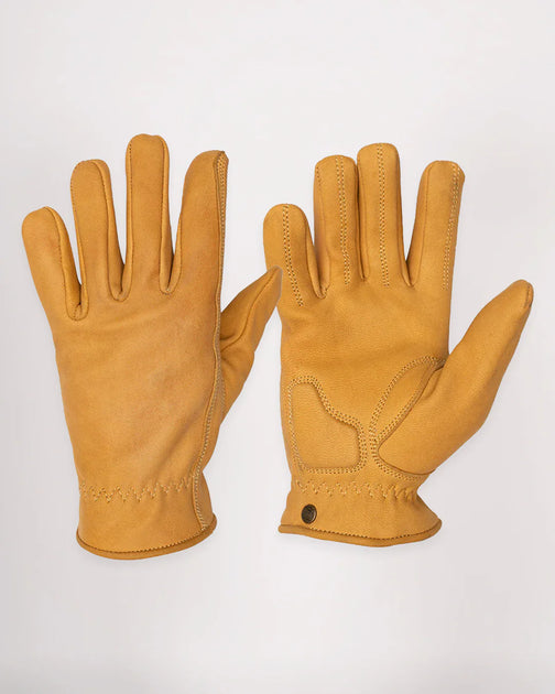 GOLDTOP DEERSKIN ROPER GLOVES - SHORT – Strath Moto