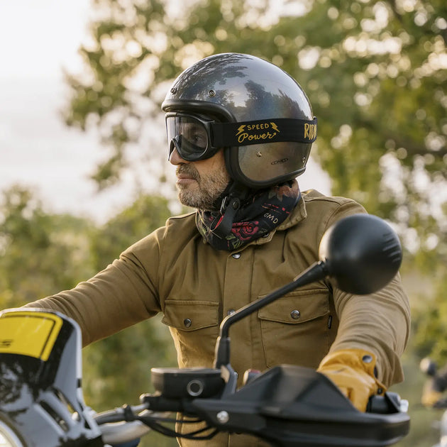 DMD RETRO JET HELMET ECE 22.06 - RAINBOW – Strath Moto