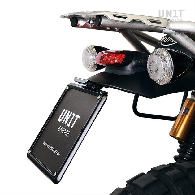 UNIT GARAGE PLATE HOLDER HIGH FOR TRIUMPH SCRAMBLER 1200 XE/XC – Strath ...