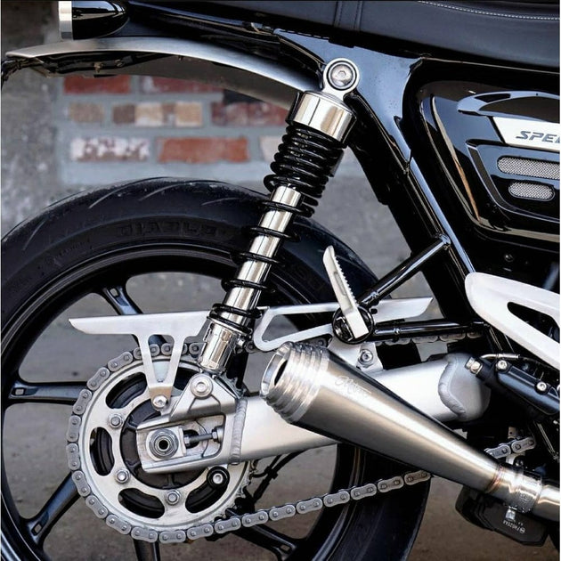 MOTONE SATURN V EXHAUST - SPEED TWIN 1200 / THRUXTON 1200 - BRUSHED ...