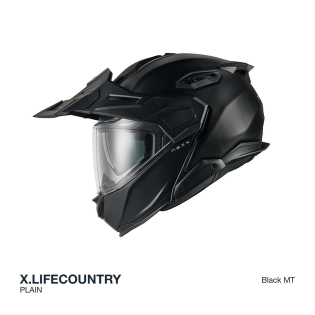 NEXX X.LIFECOUNTRY MODULAR ADV HELMET - MT BLACK – Strath Moto